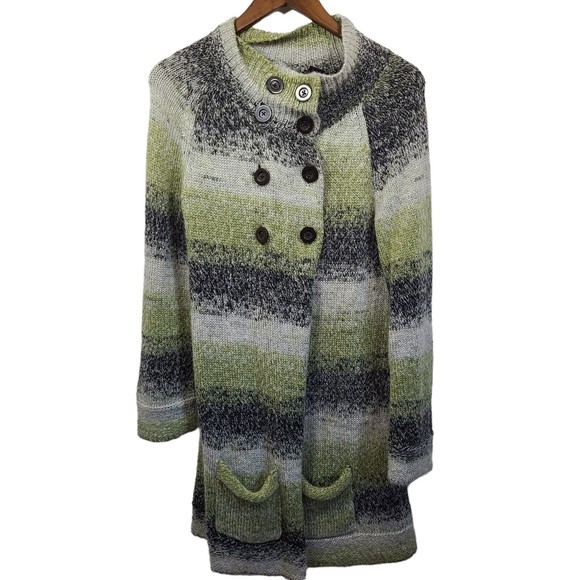 Nick & Mo | Sweaters | Nick Mo Mohair Blend 4 Button Knit Cardigan Long ...